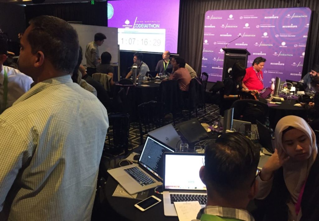 Episode 47 – The entertaining Adam Spencer, MC of the ASEAN-Australia Codeathon, hosted by ...